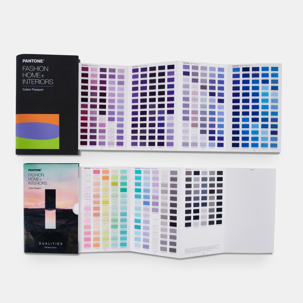 Pantone Fashion, Home + Interiors Cotton Passport + Dualities ...