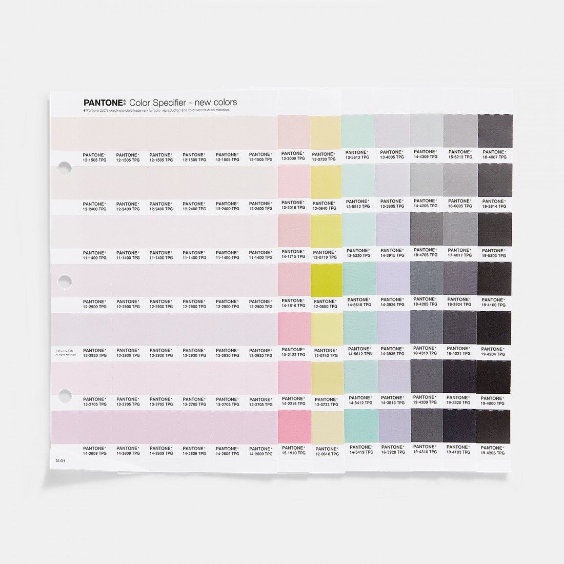 Pantone Fashion, Home + Interiors Cotton Swatch Library ...