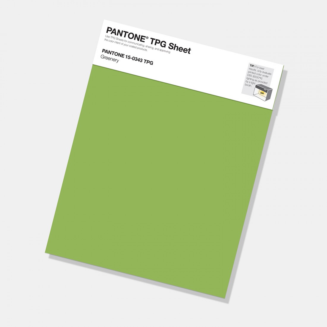 Pantone TPG Sheets
