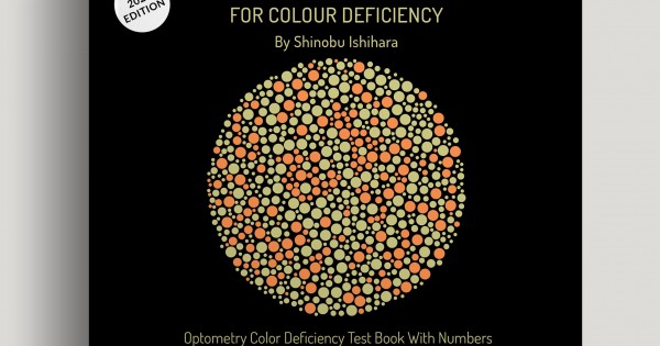 Ishihara's Test Chart books for color deficiency 14 plates ...