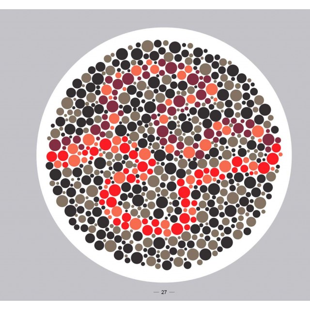 Ishihara Test Chart Books For Color Deficiency 38 Plates With Manual