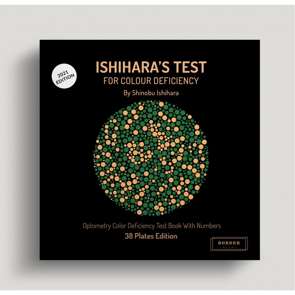 Ishihara test chart books for color deficiency 38 plates ...