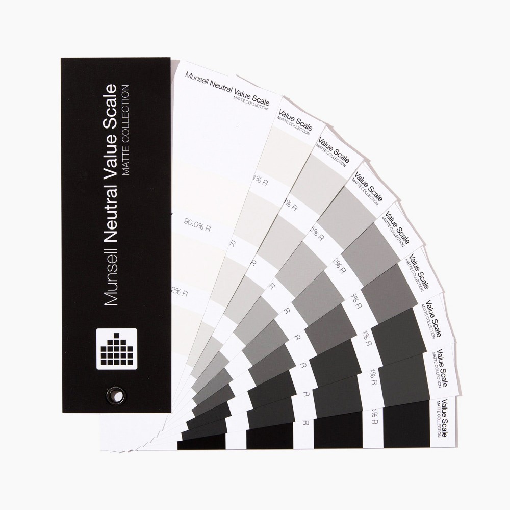 Munsell Neutral Value Scale - Matte Finish Gray Scale Values ...