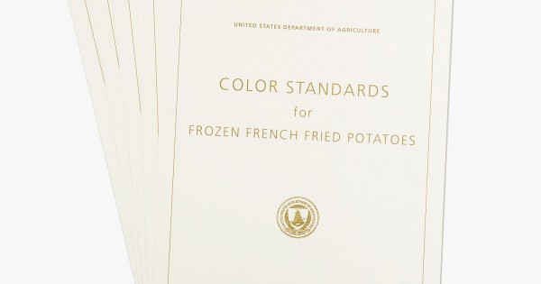 Munsell USDA Frozen French Fry Standard - 5 Pack - Fast,